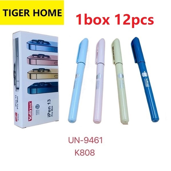(12pcs/box) ipen 13 pro max 0.5mm Economic Black Gel Pen | Shopee ...