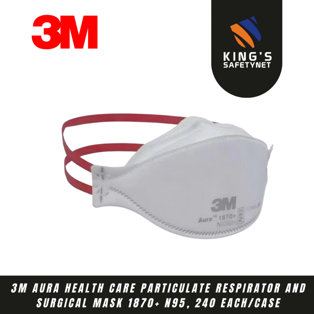 3M Aura Health Care Particulate Respirator and Surgical Mask 1870+ N95 mask | Shopee Philippines