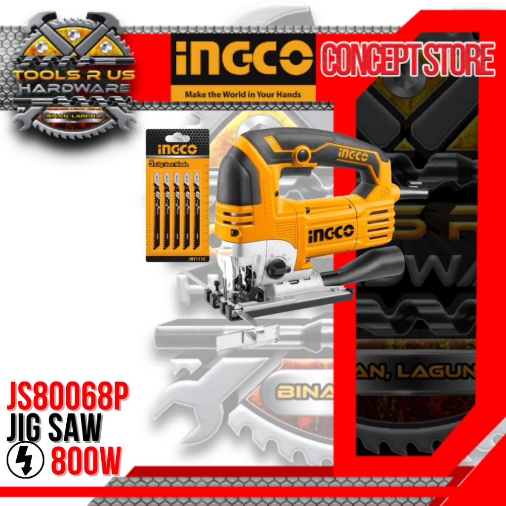 INGCO JIG SAW 800W JS80068P | POWER TOOLS | INDUSTRIAL | BINAN, LAGUNA ...