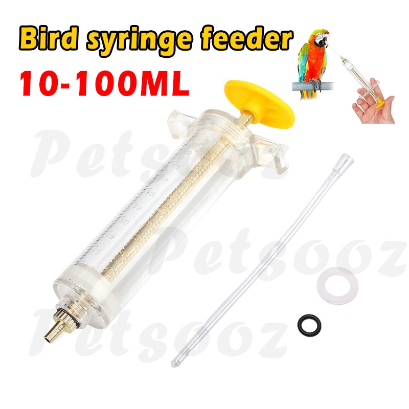 Bird syringe feeder Baby bird hand feeding syringe with tube injection ...