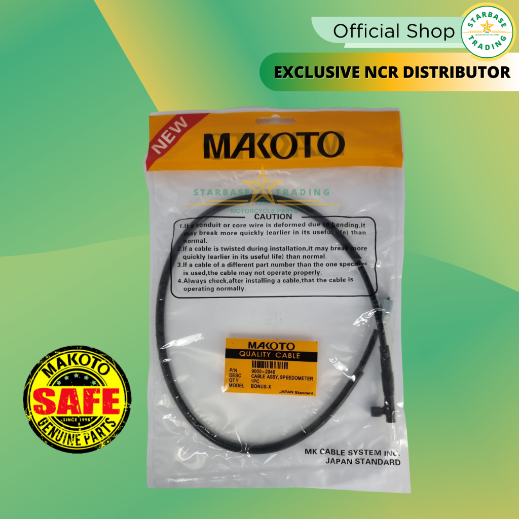 Makoto | Cable Assy | BONUS X | Speedometer | Shopee Philippines