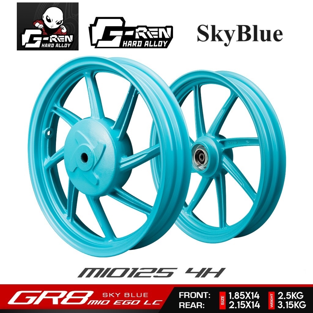 G-Ren Mags GR8 (Made In Thailand) - Mio M3/Mio i 125 Ego lc 4 Holes By ...