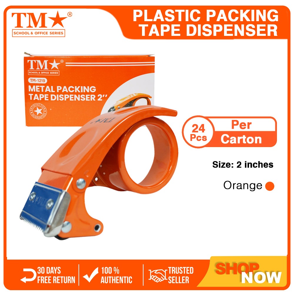 TM 24 pcs Metal Packing Tape Dispenser 2 Inches (TM-1219) | Shopee ...