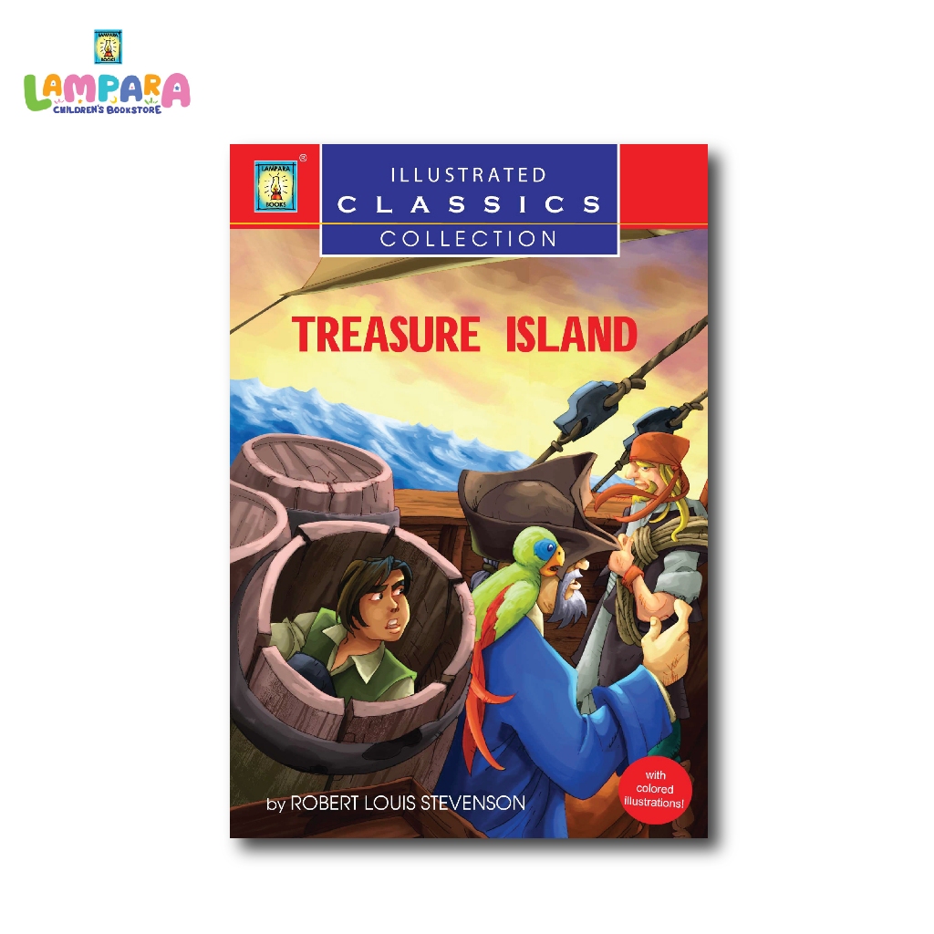 Illustrated Classics Collection - Treasure Island by Robert Louis Stevenson (Lampara) | Shopee ...