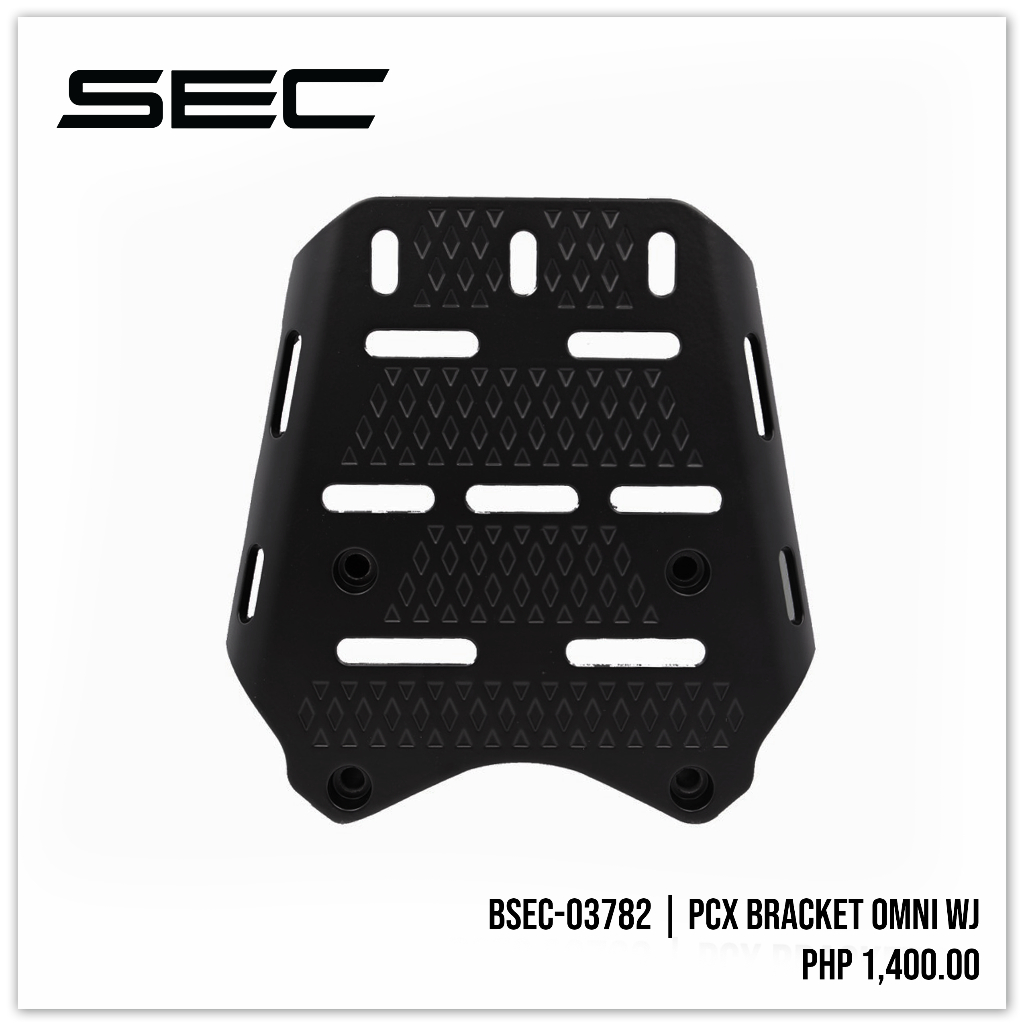 SEC Bracket For Motorcycle Honda PCX Bracket Omni WJ Black (BSEC-03782 ...