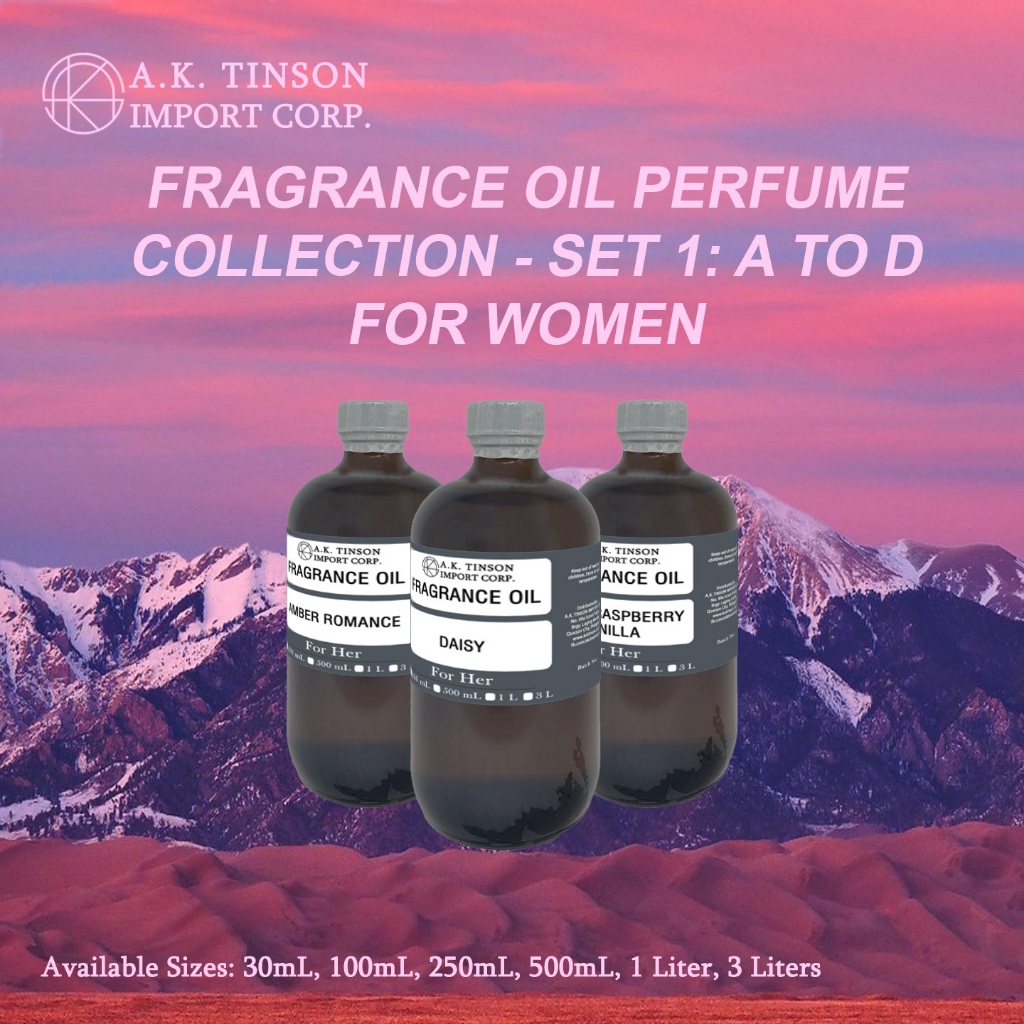 AK Fragrance Oil A-D (30mL) Perfume Collection for Women for Perfume ...