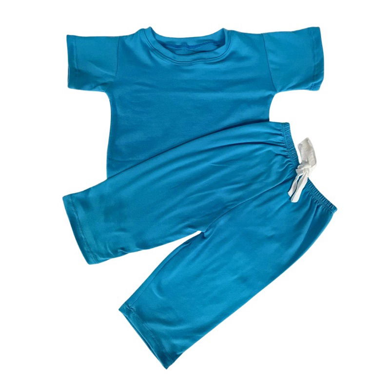 Unisex Kids Plain Terno Tshirt Pajama / Minimalist Sleepwear / Basic ...