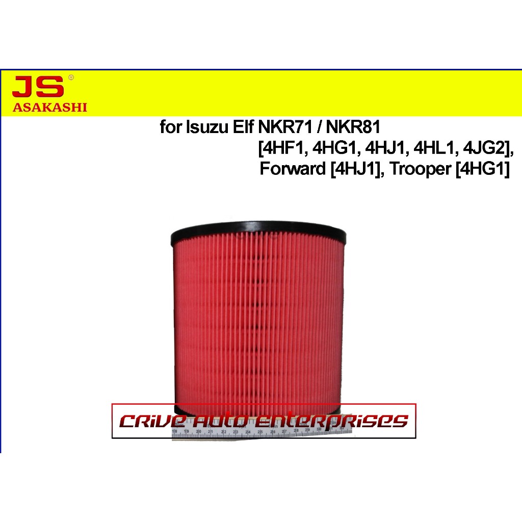 GENUINE JS Air Filter for Isuzu Elf NKR71 / NKR81 [4HF1, 4HG1, 4HJ1 ...