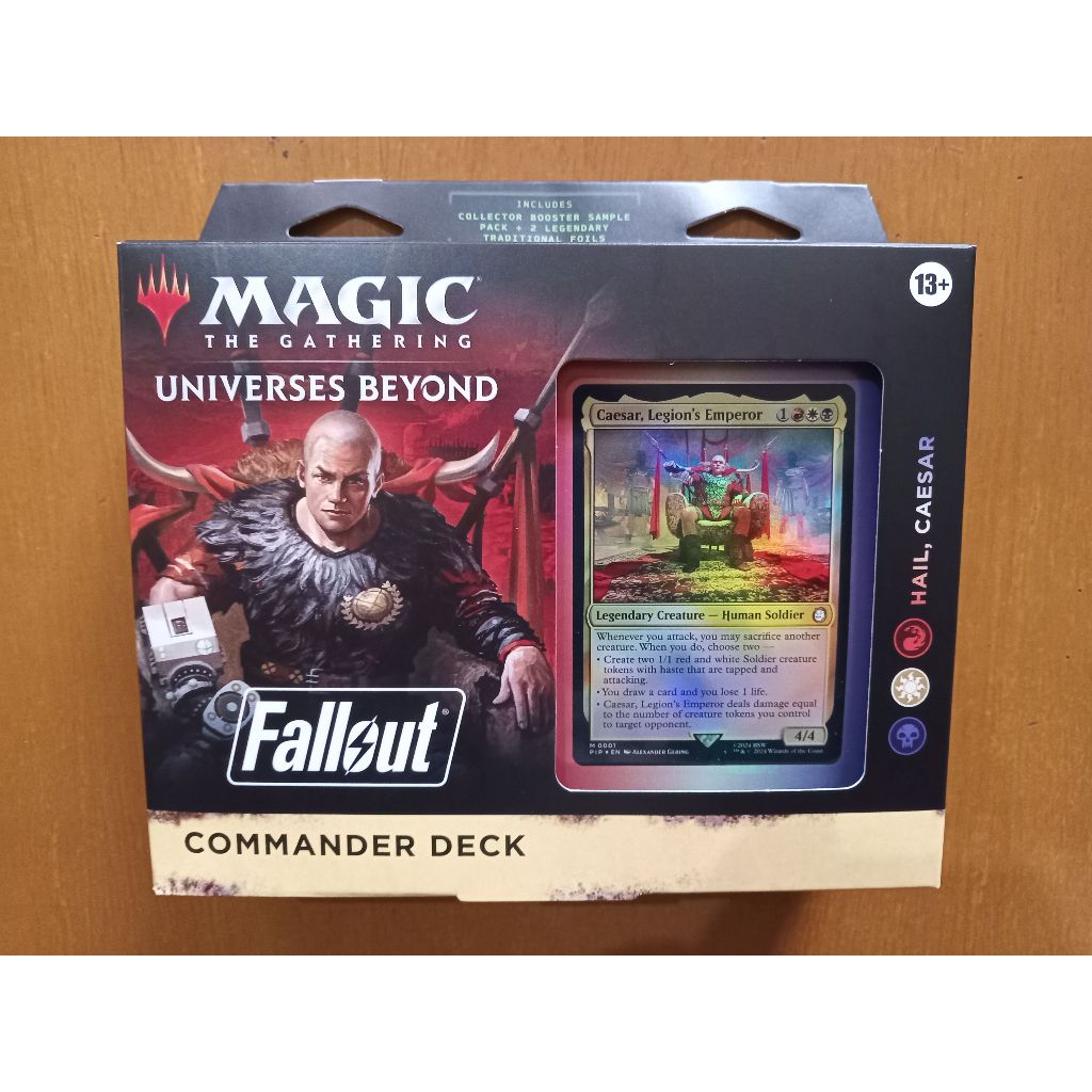 MTG Hail, Caesar Fallout Universes Beyond Commander Deck Magic: the ...