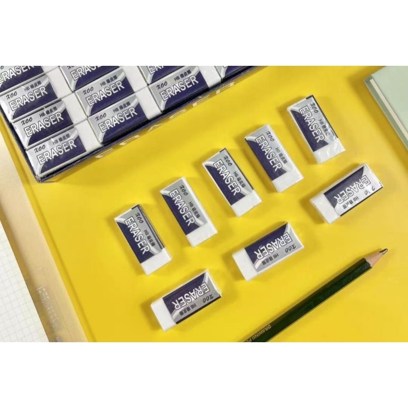 30pcs 2B White Eraser Small Size / One Size/Random Style delivery ...