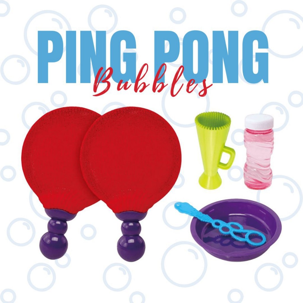 Bubble Ping Pong Toss and Catch Game with Racket for Kids by WISHLAND ...
