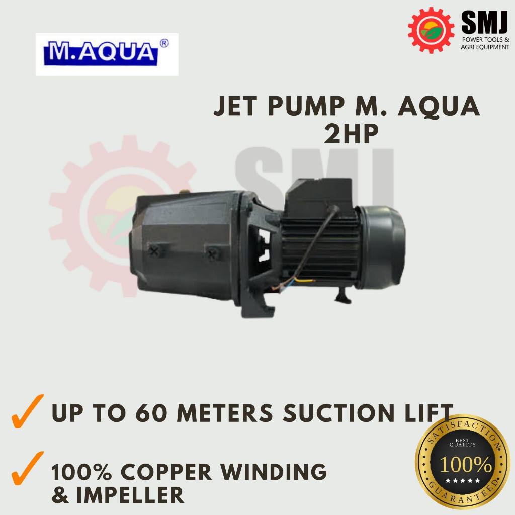 Jet Electric Water Pump Booster Pump M. Aqua 2HP Big Body | Shopee ...