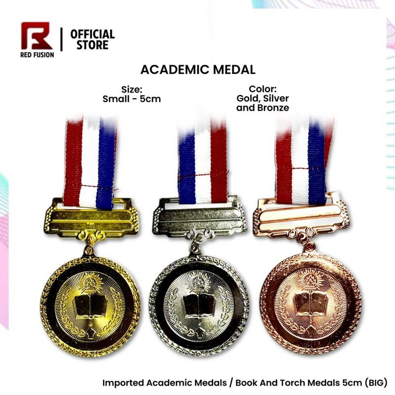 Academic Medal Book and Torch BIG 5cm | Shopee Philippines