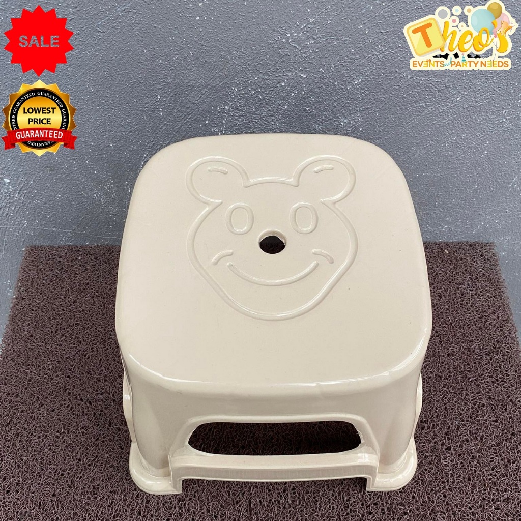Bear Minimalist High Quality Plastic Laundry Upuan/Bangkito/Kids Chair ...
