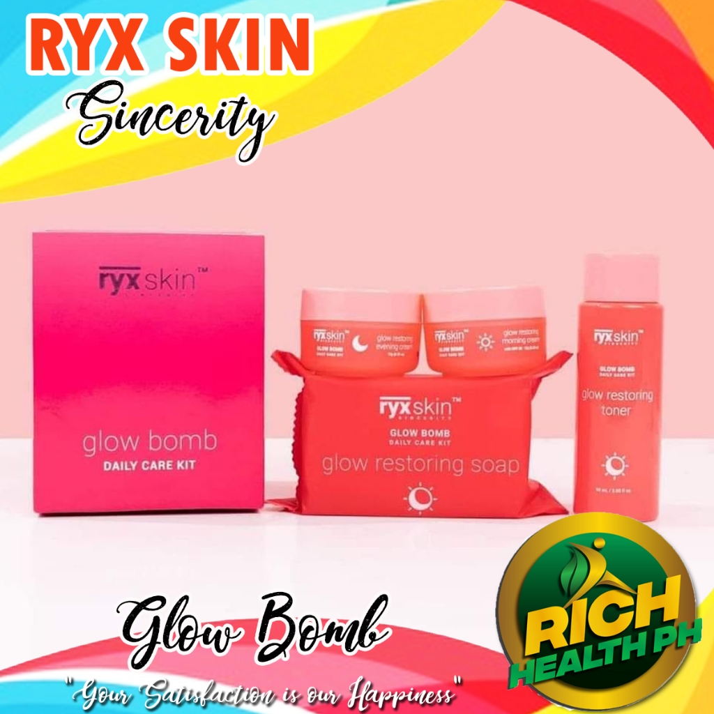 RYX GLOW BOMB SET Advance Exfoliating Kit (ORIGINAL) | Shopee Philippines