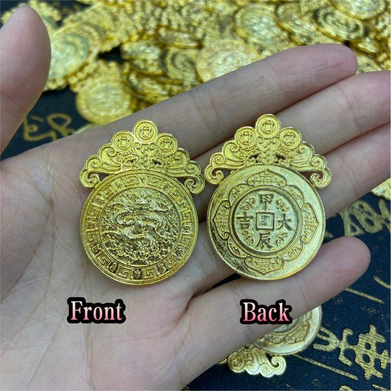 wealth Dragon yasui coin amulet charm | Shopee Philippines