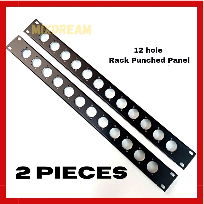 Punched Rack Panel 1U 2U 3U for DIY assembling | Shopee Philippines
