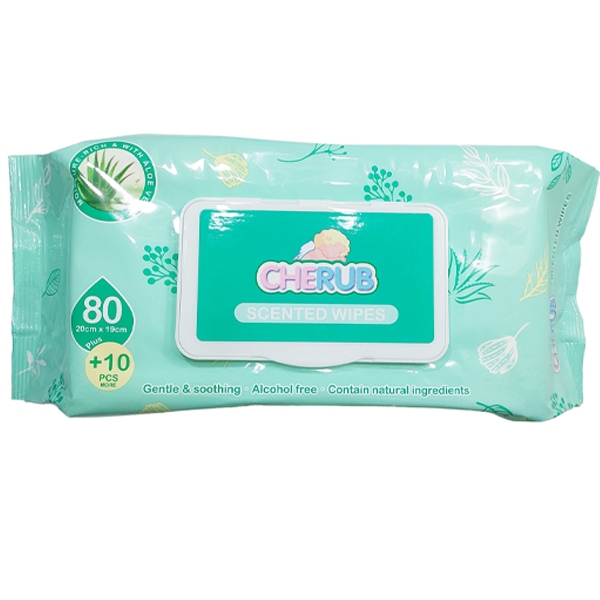 COD Cherub Scented Baby Wipes 90 Sheets | Shopee Philippines