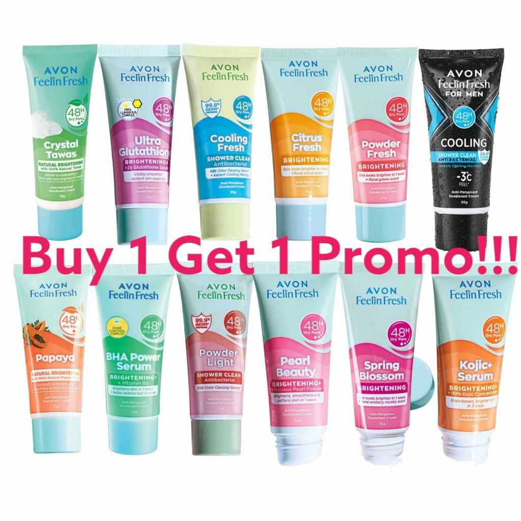 48HR Avon feelin fresh Deodorant cream | Shopee Philippines
