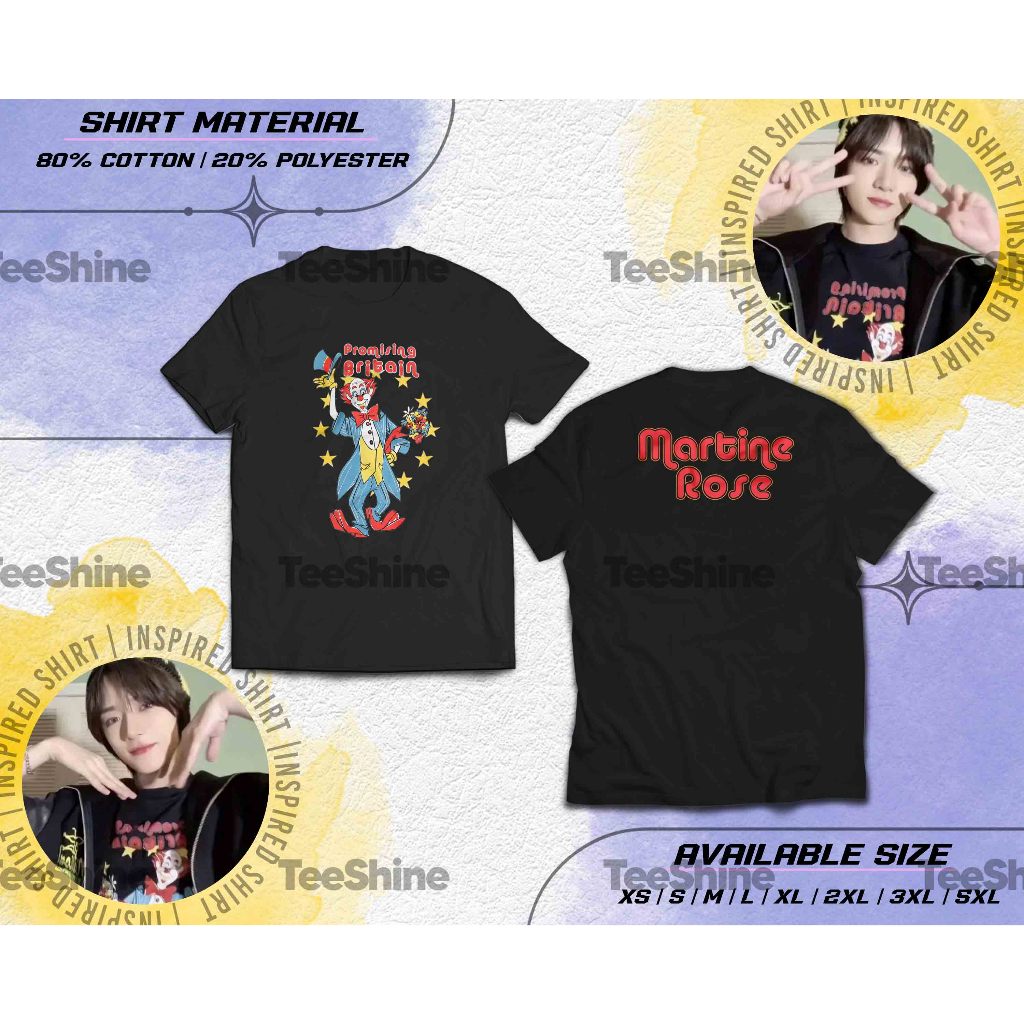 TXT BEOMGYU MARTINE ROSE CLOWN KPOP INSPIRED SHIRT | Shopee Philippines
