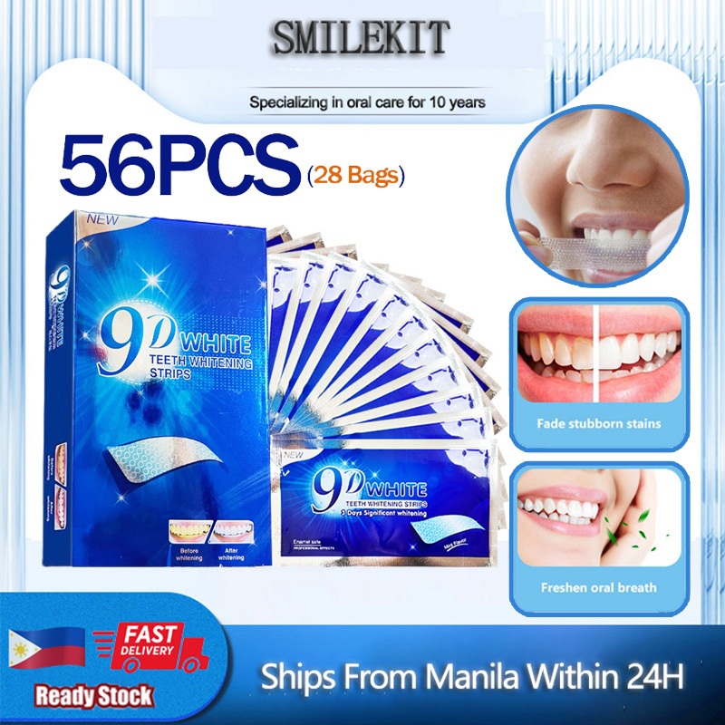 Smilekit Upgraded 14pcs 9d White Gel Teeth Whitening Strips Oral