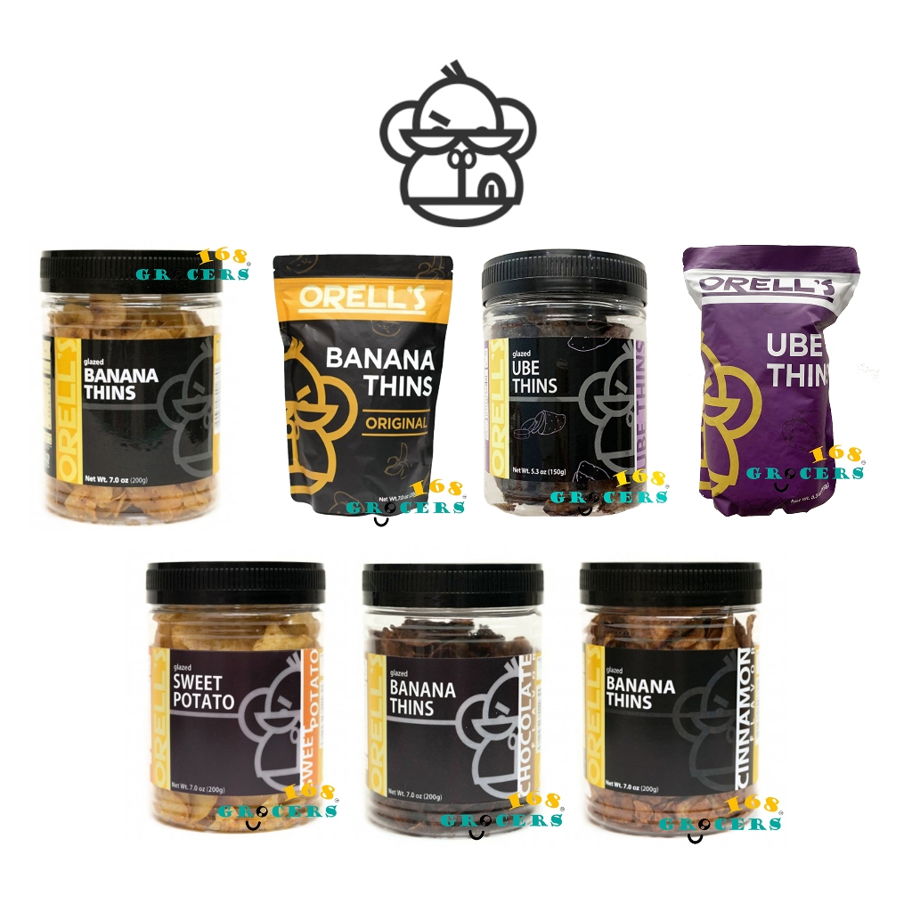 Orell's Glazed Banana Thins Cinnamon / Ube / Chocolate / Sweet Potato ...