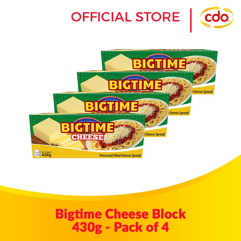 CDO BIGTIME Cheese 430g - Pack of 4 | Shopee Philippines