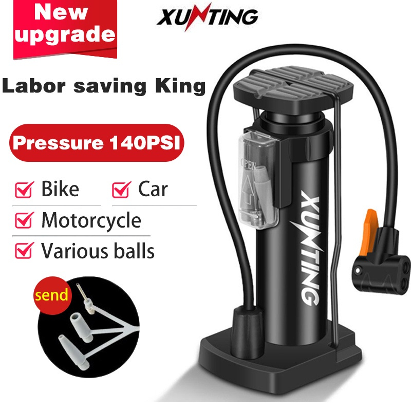 XunTing Portable Pedal Inflator Bicycle Air Pump High Pressure ...