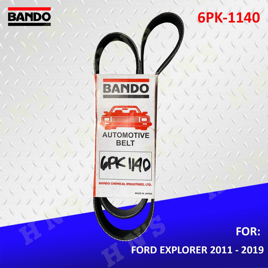 Bando Drive Belt for Ford Explorer 3.5 ( 2011 - 2019 ) ( PN: 6PK-1140 ...