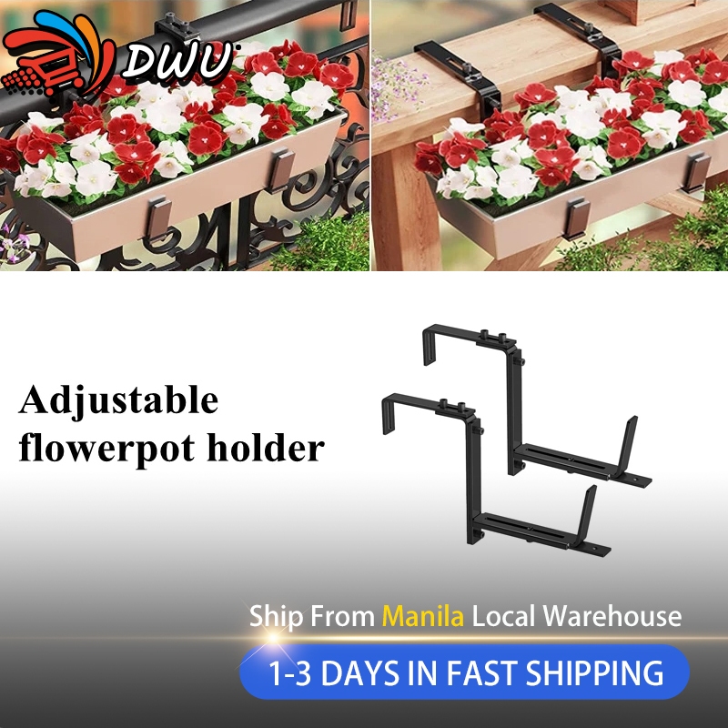 Flower Pot Storage Bracket, Adjustable Flower Pot Bracket, Hanging ...