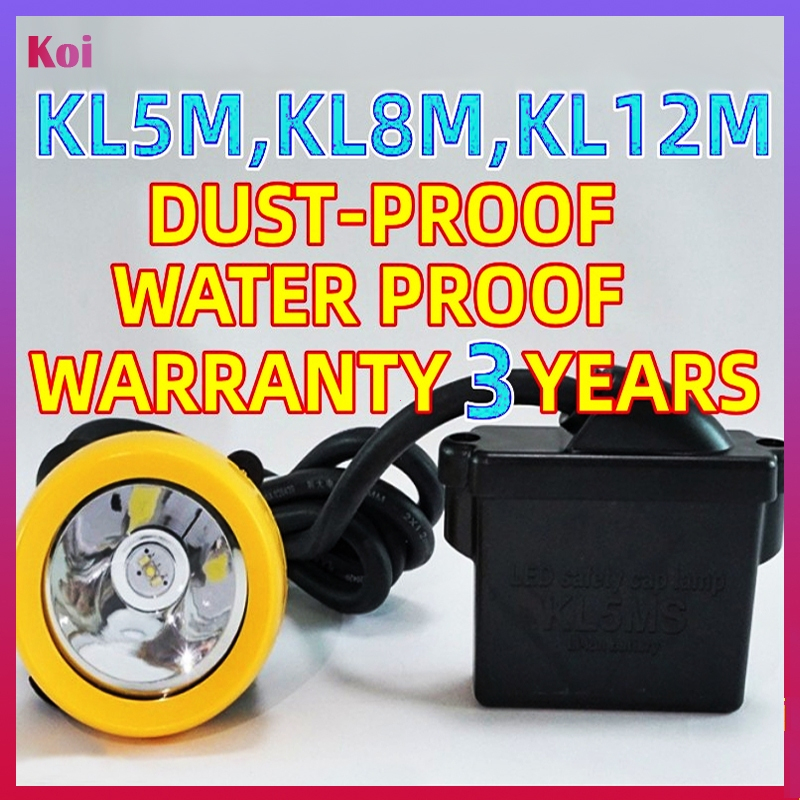 KL5M/KL8M/KL12M Miner's Lamp Wisdom Flashlight Rechargeable Light ...