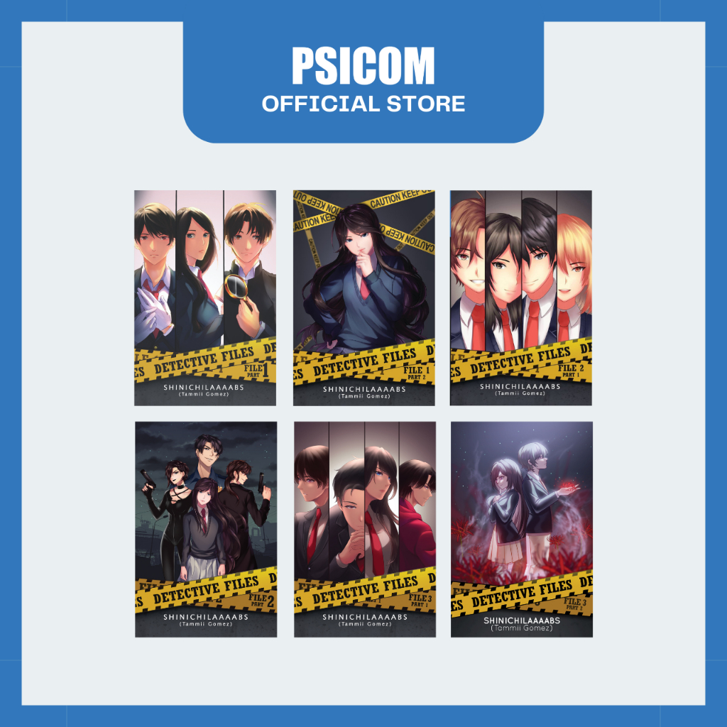 Psicom Bundle - Detective Files by Shinichilaaaabs (6 Books) | Shopee ...
