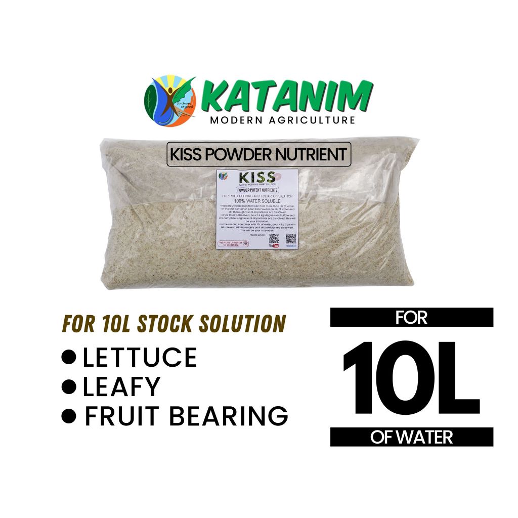 KISS Powder Nutrient ONLY for 10 Liters | Formulated and Manufactured ...