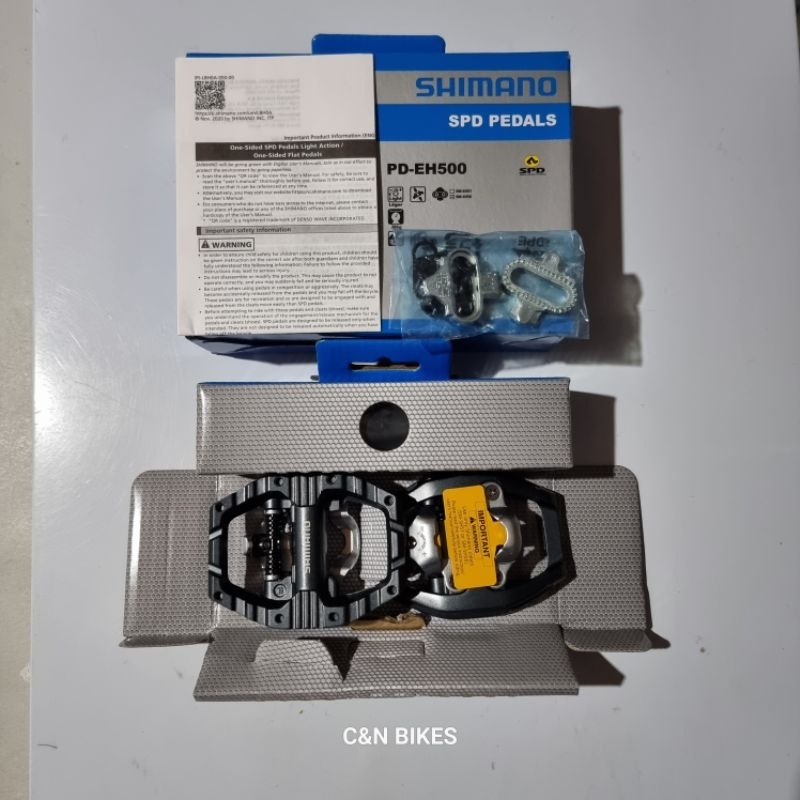 Shimano PD EH500 SPD/Platform Pedals with SM-SH56 Multi Release ...
