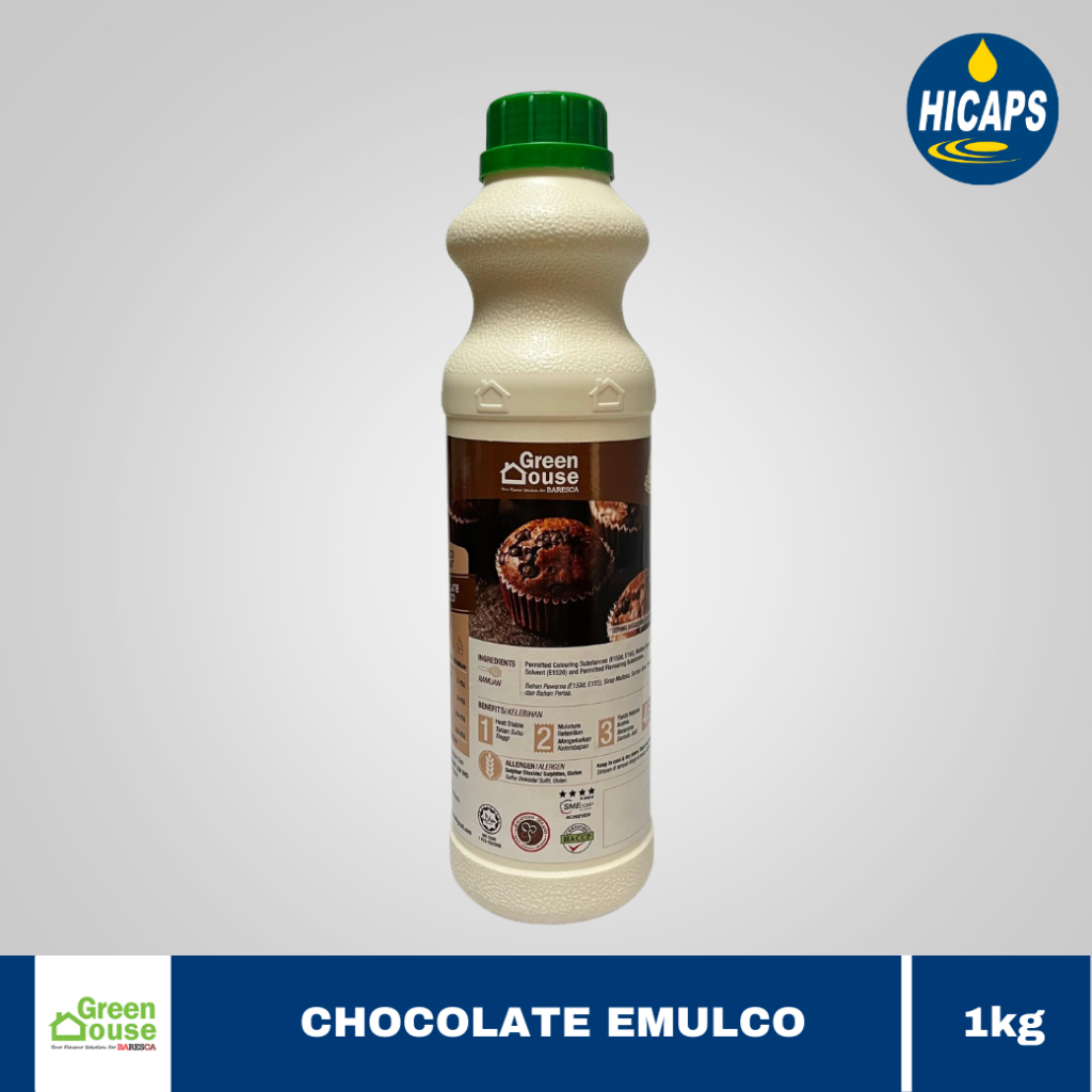 Hicaps Green House Chocolate Emulco 1Kg (Flavor And Color) | Shopee ...