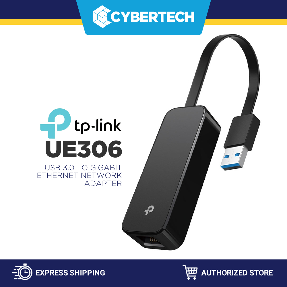 Cybertech TP-Link UE306 USB 3.0 to Gigabit Ethernet Network Adapter ...