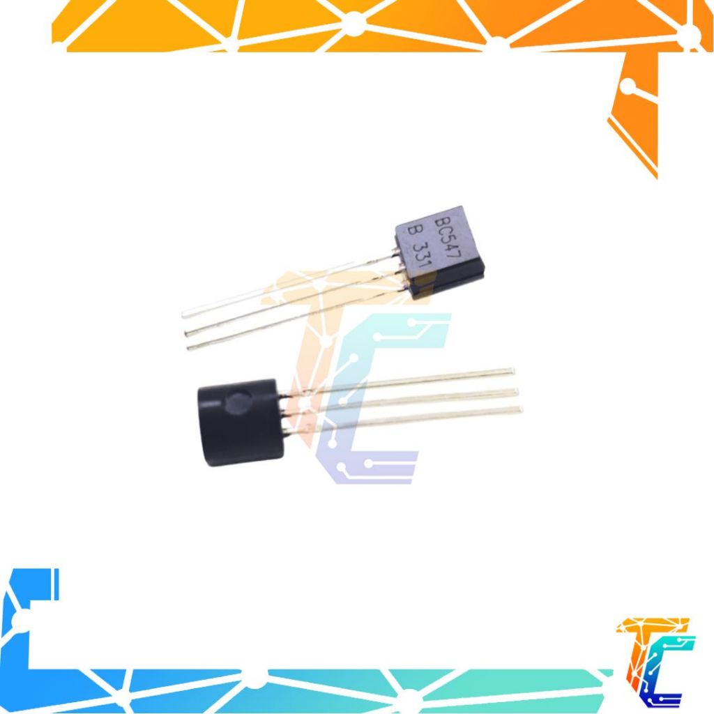 2pcs BC547B BC547 100MA 45V 0.1A NPN TO-92 Transistor Triode | Shopee Philippines