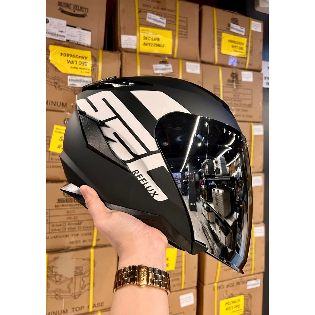 SEC REFLUX HALF FACE HELMETS | Shopee Philippines