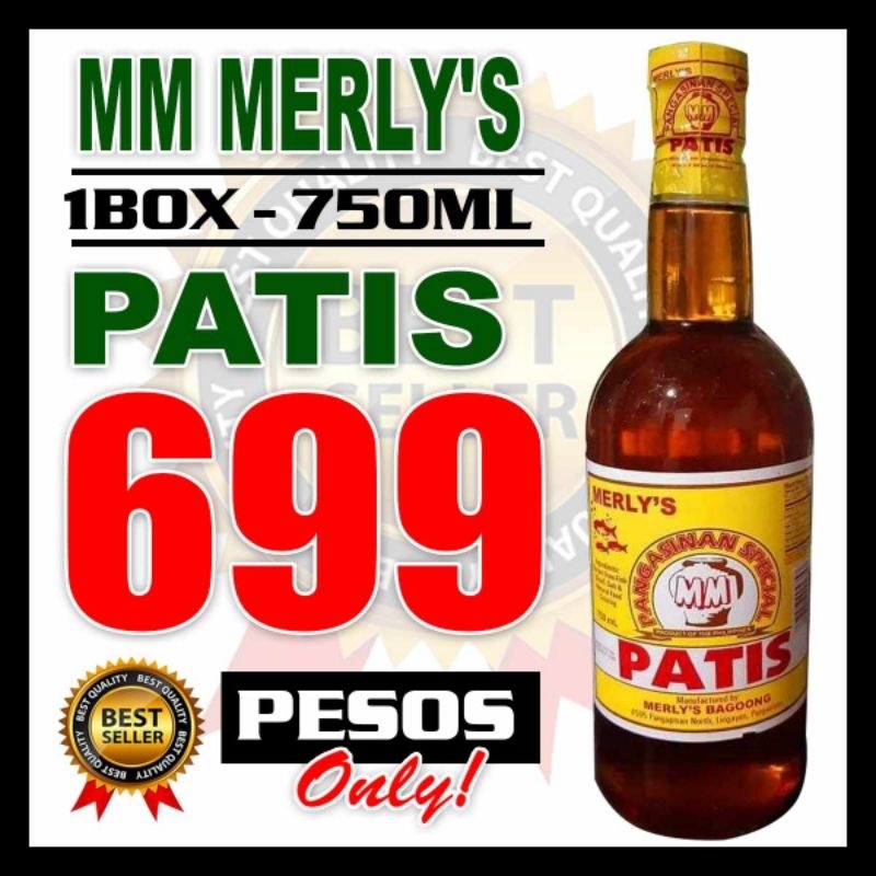 1Box-12Pcs MM Pure Patis from Pangasinan 750ML | Shopee Philippines