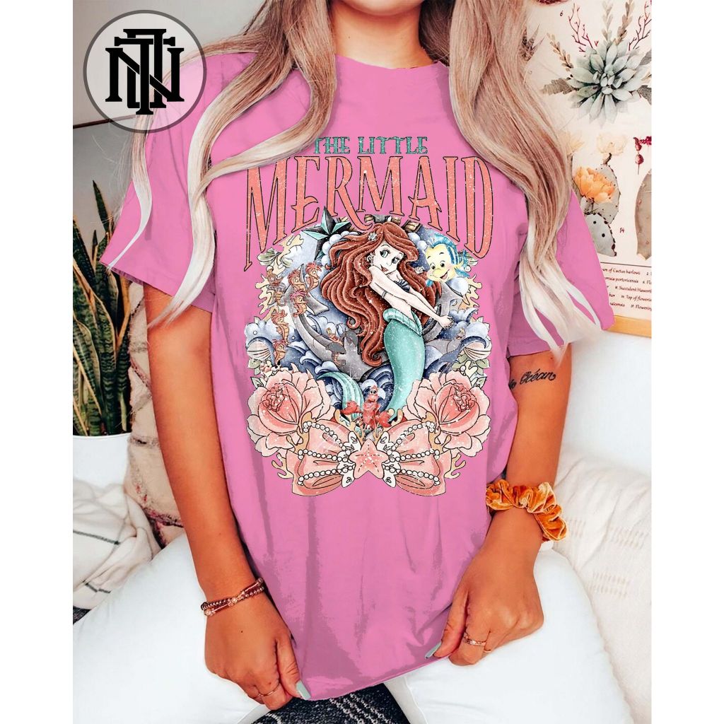 Disney Princess THE LITTLE MERMAID v.2 Shirt I Kids Apparel | Shopee ...