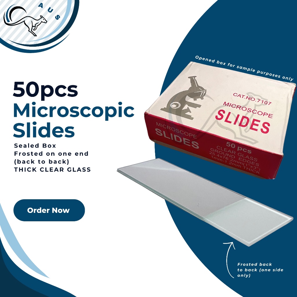 Frosted Microscopic Slides 7107 (50pcs/box) | Shopee Philippines
