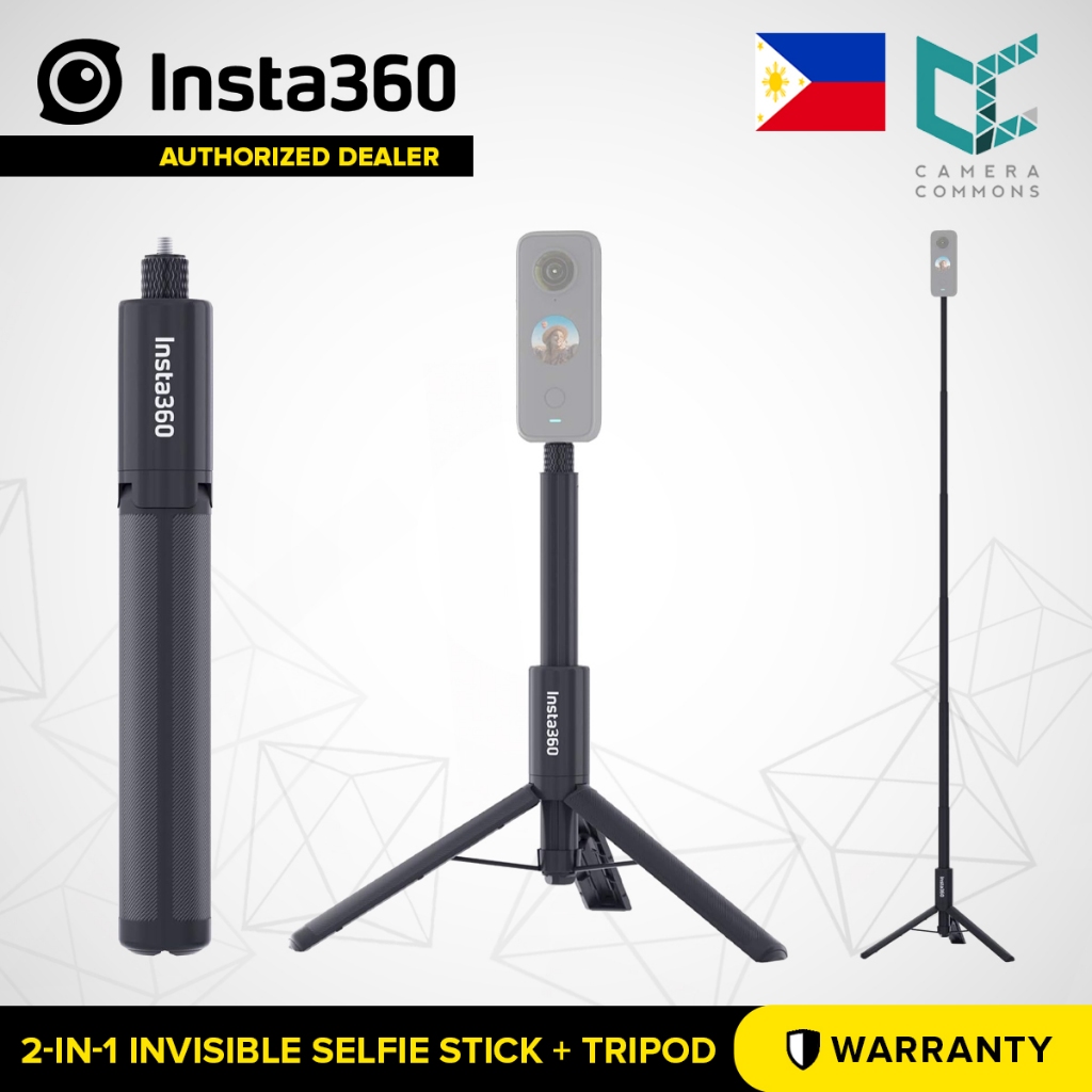 Insta360 2-in-1 Invisible Selfie Stick + Tripod for Ace Pro Ace GO 3 X3 ...