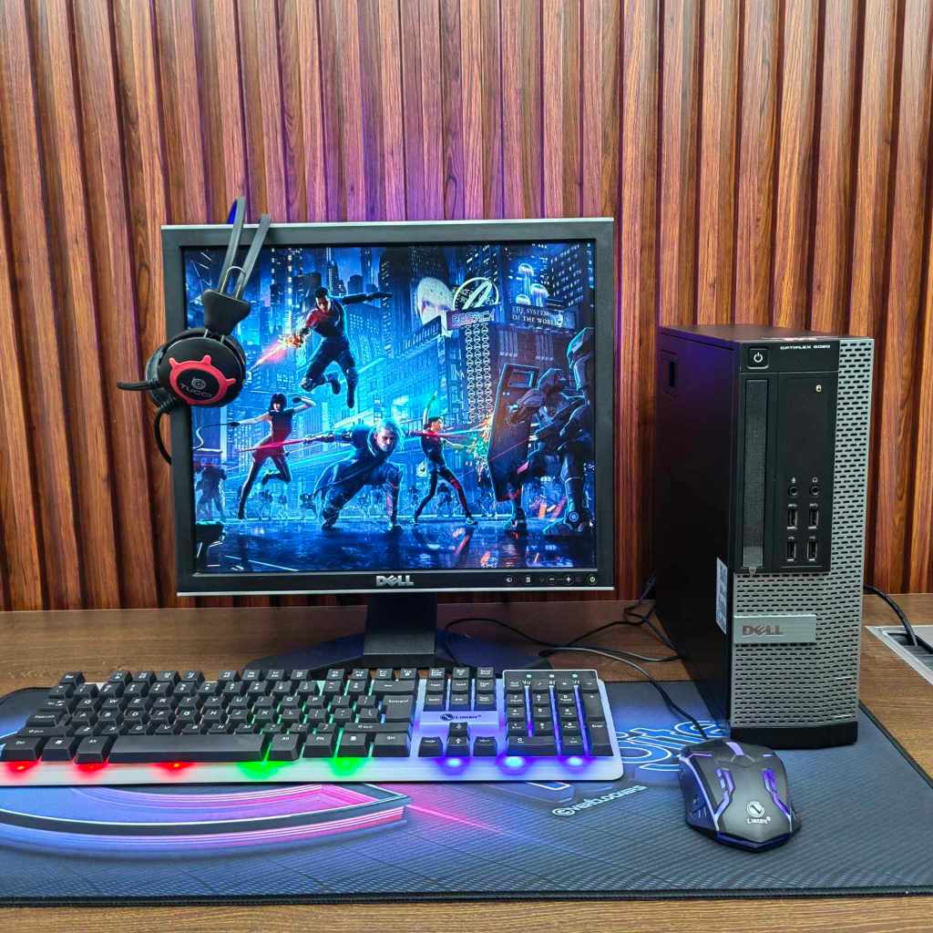 COMPUTER SET DELL 9020 i3 4TH GENERATION 8GB 500GB HDD 17 LCD SQUARE ...