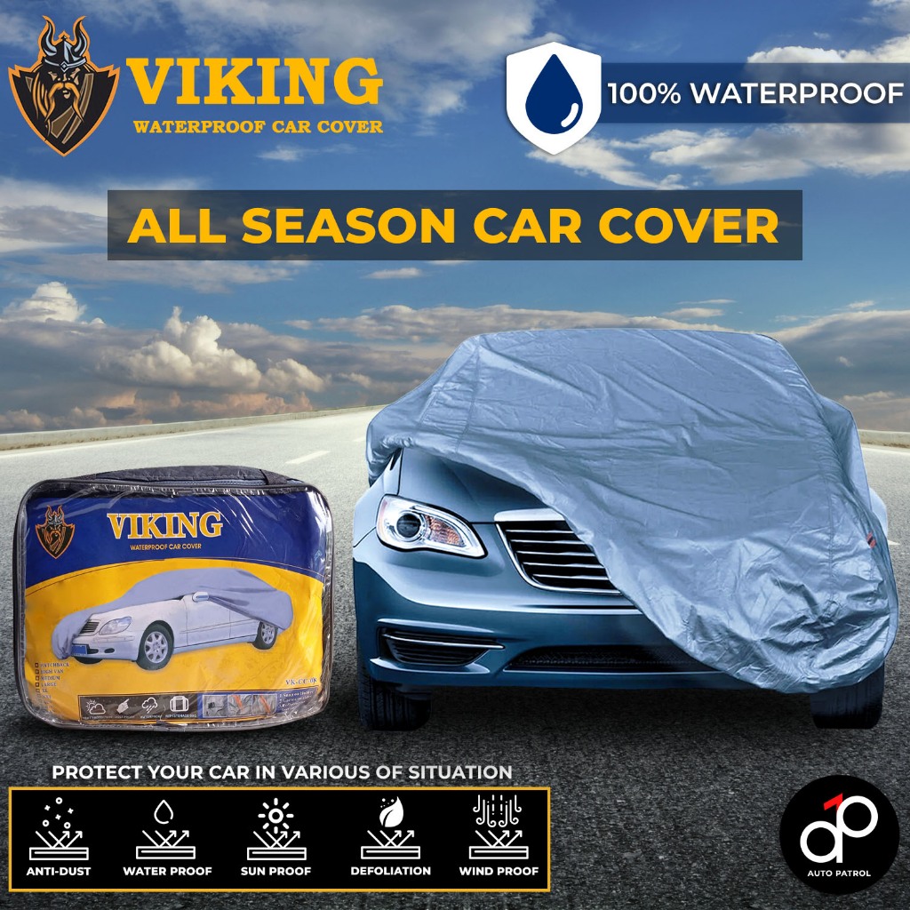 Viking Water Proof Car Cover Waterproof Heat Rejection For SEDAN XL ...