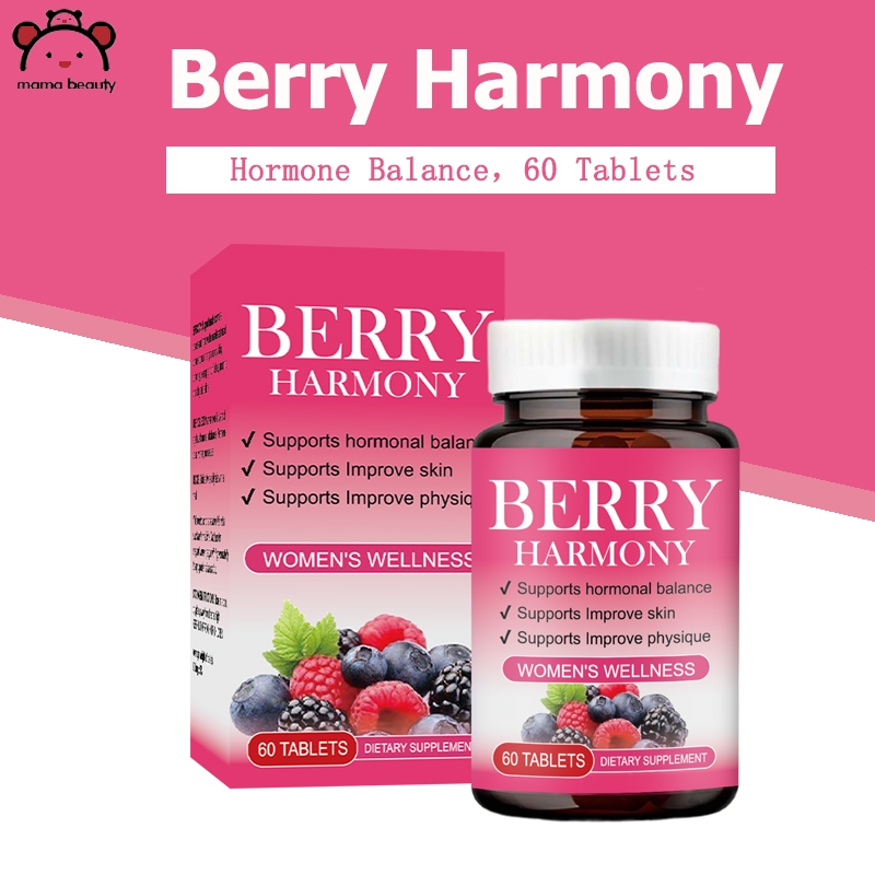 MAMA BEAUTY Berry Harmony Tablets Improved Skin Hormonal Balance Tablet ...