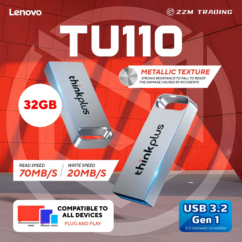 Lenovo thinkplus TU100/TU110 U Disk 32GB USB3.1 Gen1 High-speed ...