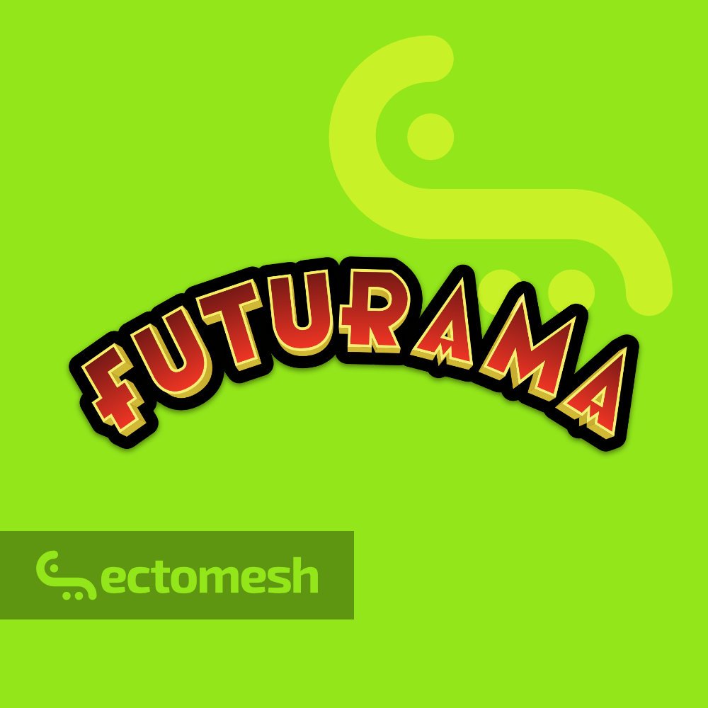 Futurama Logo - Vinyl Waterproof Sticker by Ectomesh | Shopee Philippines