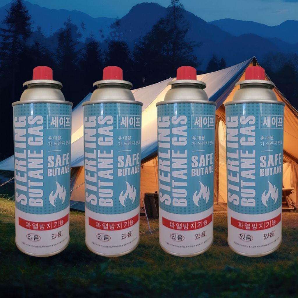 (4PCS) Sterling Safe Butane Gas for Gas stove 220g x 4pcs Korea Gas ...