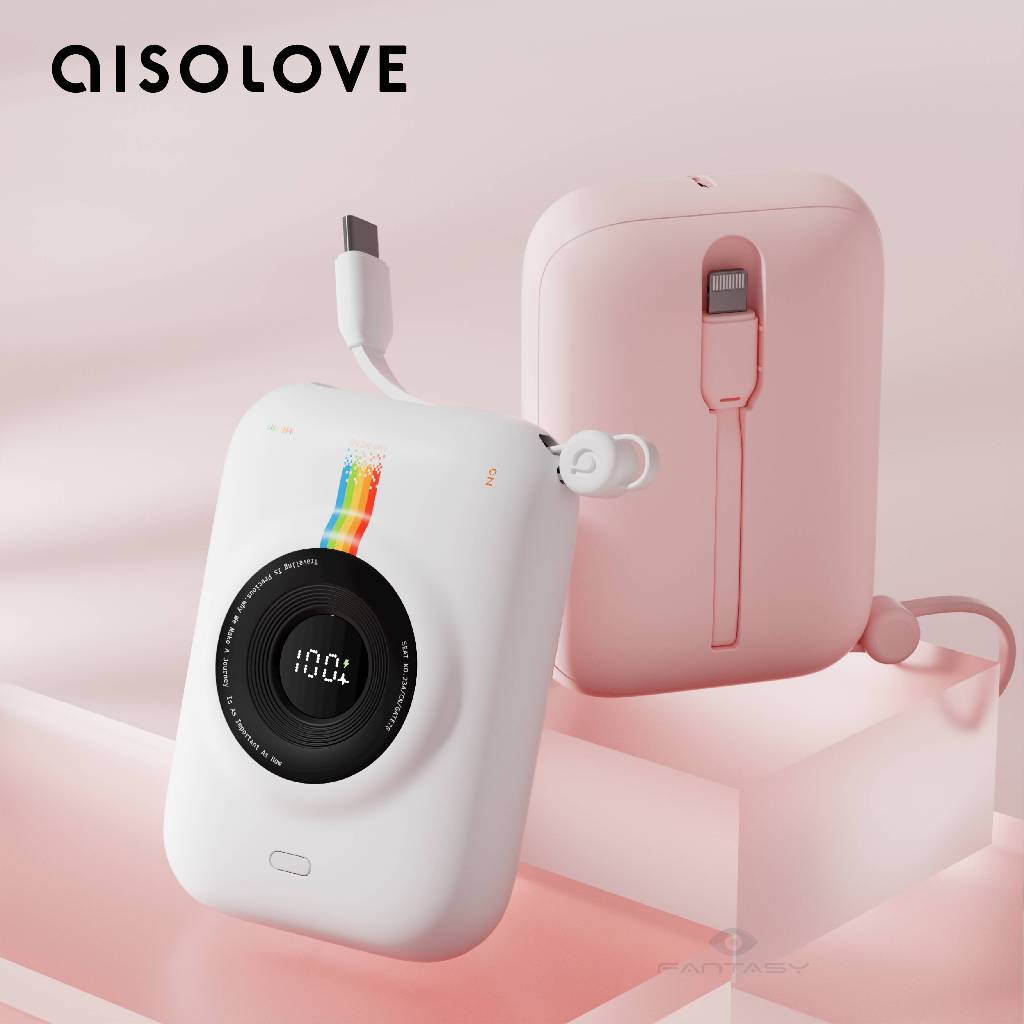 FANTASY Aisolove W19 Quick Charge Camera Shape Mini Powerbank w ...