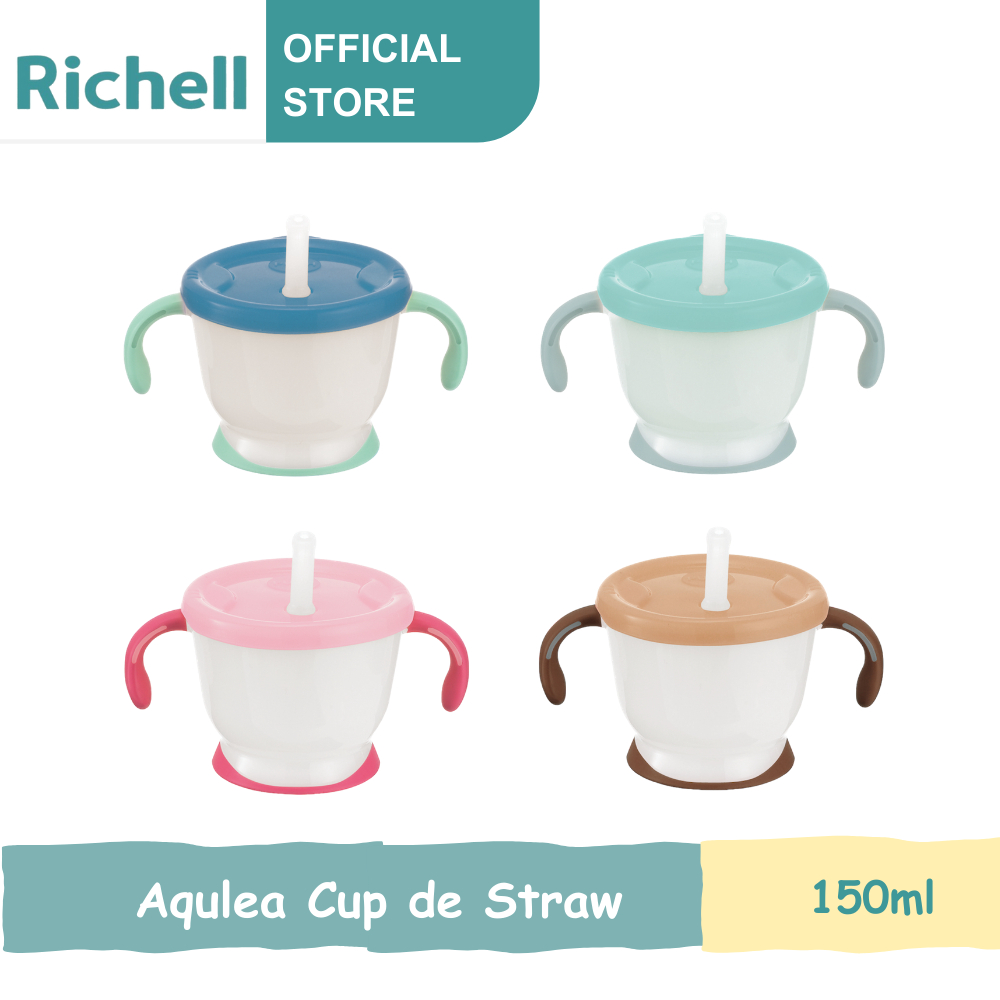 RICHELL Baby Cup De Straw Training for Babies 6 months up | Shopee ...